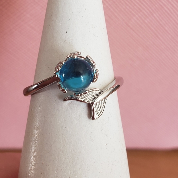 Jewelry | Mermaid Tail Ring Silver Plated | Poshmark